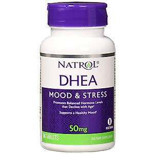 Natrol DHEA 50mg, 60 Tablets 60 Count (Pack of 3)
