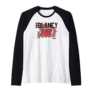 NASCAR - Ryan Blaney - Dust Storm Raglan Baseball Tee