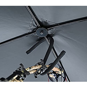 Browning Eclipse Tent Hunting Blind Featuring 360 Degree Windows with Silent Open, Durable Fiberglass Poles, Gear Pockets, and Brush Loops for Extra Concealment, Mossy Oak Country DNA