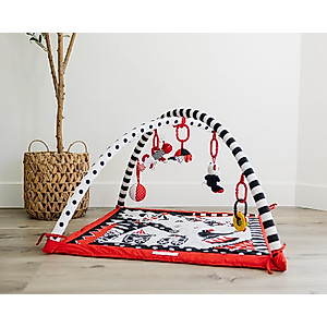 Black, White & Red Activity 3D Playmat & Gym