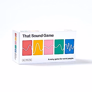 That Sound Game A Noisy Card Game for Weird People, Party Games for Adults & Teens, Ideal for Family Games Night, College and Birthday Parties, Party Games for Bachelorette (14+)