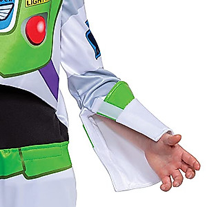 Buzz Lightyear Adaptive Costume for Kids, Official Adaptive Pixar Toy Story Costume with Accessibility Features, Classic Size Small (4-6) Multicolored