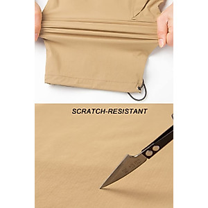 MAGCOMSEN Mens Capri Pants 3/4 Shorts for Men Capri Joggers Fishing Shorts Athletic Shorts Tactical Shorts Mens Workout Running Shorts for Men Green