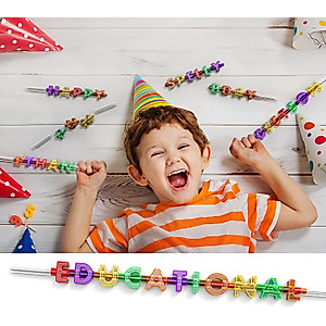 Spelly Straws Interactive Straw, 12.5 x 2.7 x 18.5 cm, Multi-Colour