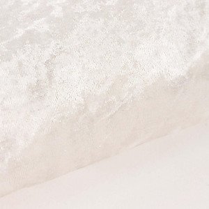 Efavormart 5 Yards Velvet Fabric Bolt 65" Wide Fabric Roll Ivory Soft Touch Velvet Fabric