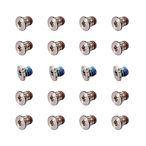 2 Sets Replacement Screws with Screwdriver for MacBook Pro 13 or 15 inch Retina Display A1398 A1425 A1502 2012-2015, Bottom Case Cover P5 Pentalobe Repair Tool Kit Laptop PC Computer