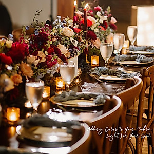 36 Pcs Votive Candle Holders for Table Centerpiece, DIY Wax Filling Clear Glass Tea Light Candle Holders Sets, Tealight Candle Holders for Wedding Decor Home Decoration（Clear,36）