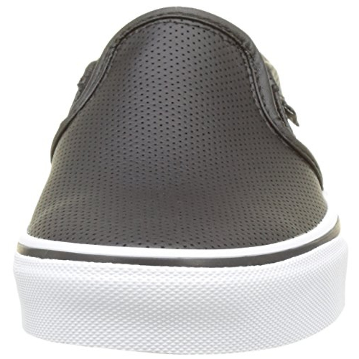 Vans Asher, Womens Trainers, Black(Black(Perf Leather)), 4 (36.5 EU)