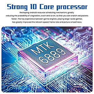 CAOY Unlocked Cell Phones, Android 10.0 5.8-inch Curved Screen Smartphone, 1GB + 8GB Support 2 SIM Card and 128G SD Card Best for Father Childrens Gift (Blue)