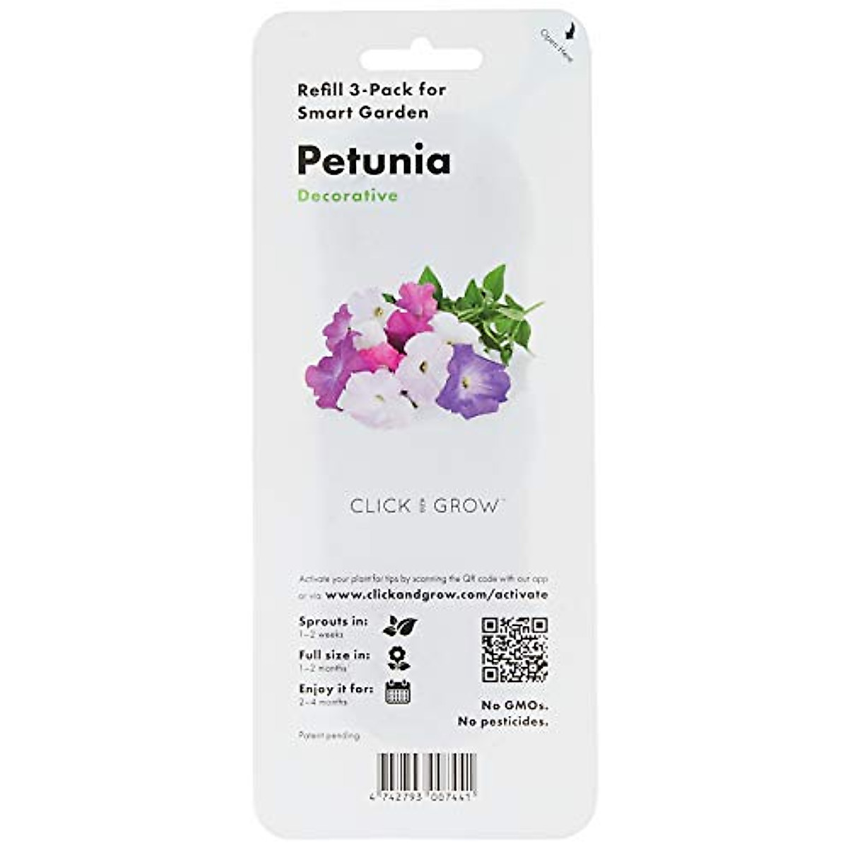 Click and Grow Smart Garden Petunia Plant Pods, 3-Pack