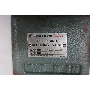 DAIKIN SGR-G03-1-10 Relief REDUCING Valve