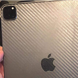 For iPad Pro 2020 & 2021 & 2022 Year 11" Back Screen Protector 3D Carbon Fiber Ultra Thin Protective Film-2 Packs-Transparent