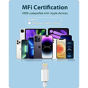 Earbuds Wired for iPhone with Lightning Connector [No Bluetooth Required] Headphones [MFi Certified] Built-in Mic & Volume Control, Earphones Compatible with iPhone 14/13/12/11/XS/X/8/All iOS System
