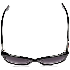 Kate Spade New York Women's Kiya Square Sunglasses, Black, 53 mm