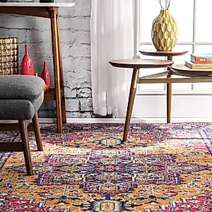 nuLOOM Persian Vonda Accent Rug, 2' x 3', Orange