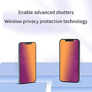 Jieyingkj JIEYKJO for iPhone 12 pro max Privacy Screen Protector -Flexible Film (Anti-Blue Light, Anti-Glare, Anti-Scratch, Filter Screen Ultraviolet)
