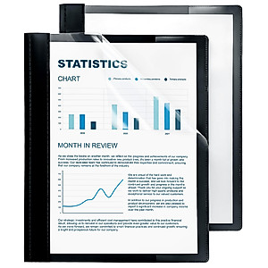 Report Covers Presentation Folders Clear Folder Front Cover (30 Set) - 8.5 x 11 - Portfolio Folder - Resume Portfolio Folder - Premium Clear Report Covers - Clear Folders for Documents Plastic