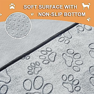 Qeils Reusable Puppy Pads, 2 Pack Washable Pee Pads for Dogs, Waterproof Non Slip Wee Wee pad, Absorbent and Leakproof Training Mats for Potty, Crate, Playpen, Bed, Sofa, 18"x 24"