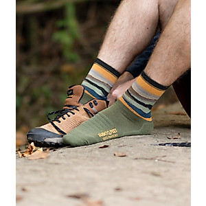 Farm to Feet Standard Max Patch Lightweight Technical 3/4 Crew, Dewberry, Large