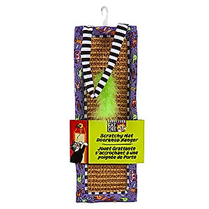 FAT CAT Scratchy Mat Doorknob Hanger