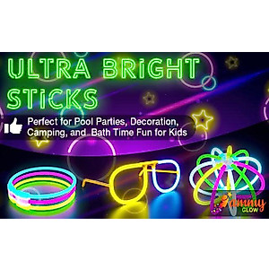 Glow Sticks Bulk -205-Pcs- Glow in The Dark Eye Glasses Kit/Party Supplies tri Bracelets- Necklaces & More-12 Hours Glow Party Pack for Kids- Party Favors for kids 8-12
