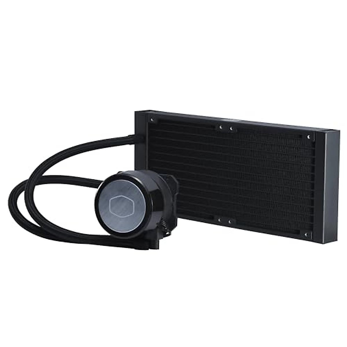 Cooler Master MasterLiquid ML240 Illusion CPU Liquid Cooler - AIO Water Cooling System, 3rd Gen Pump, 2 x 120mm ARGB Halo Fans, 240mm Radiator, ARGB Controller Included - AMD and Intel Compatible