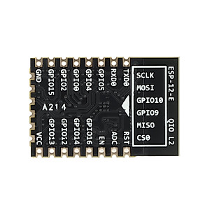 JESSINIE 5Pcs ESP-12E ESP8266 WiFi Wireless Transceiver ESP-12E WiFi Module Development Board ADC LWIP AP+STA for Arduino