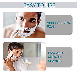 Razor Blades Refill for Mach 3, Mens Mach 3 Replacement Razor Blades for Gillette, Turbo Razor Blades Refills for Mach 3 - The Best Father's Day Gift