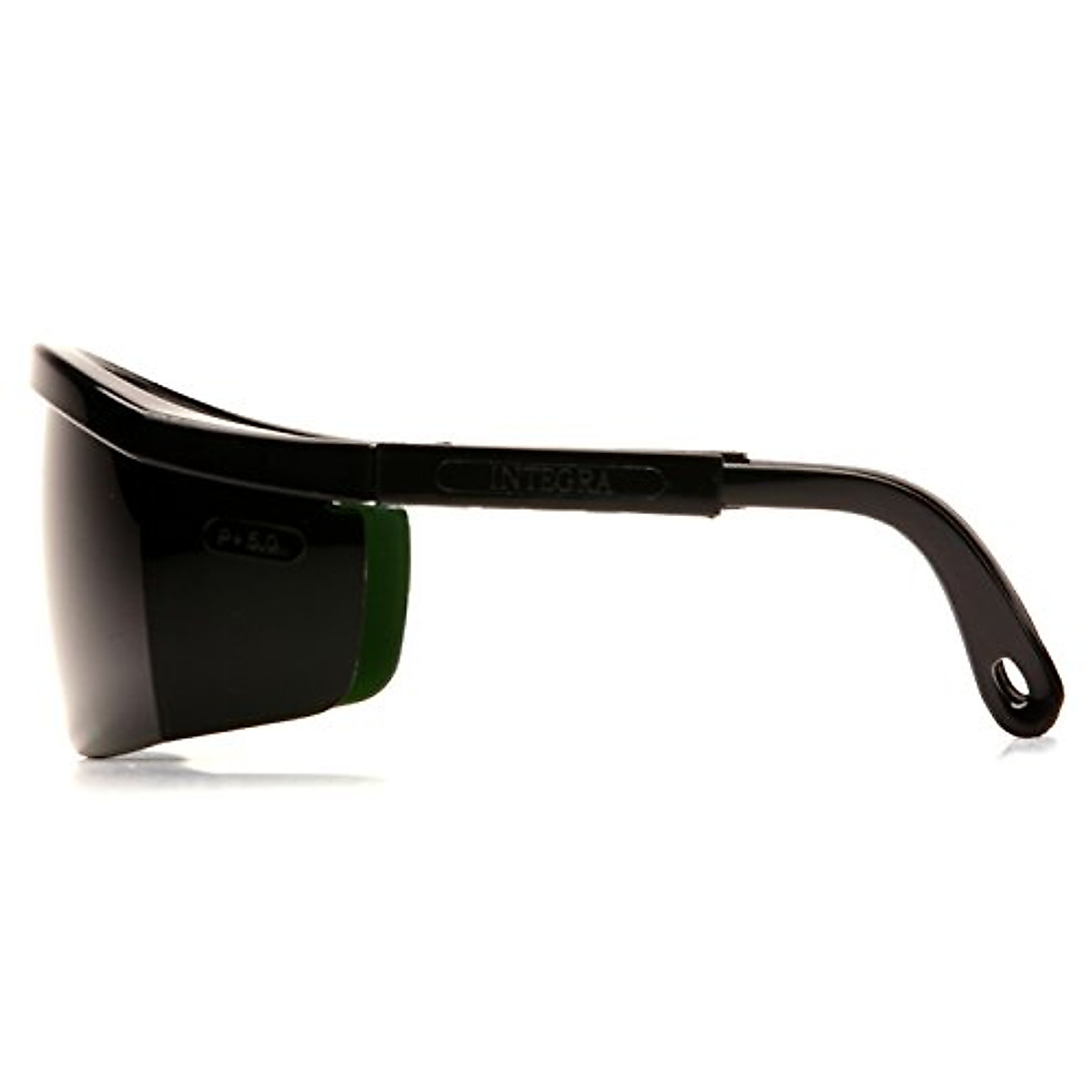 Pyramex Integra Safety Eyewear, 5.0 Ir Filter Lens With Black Frame