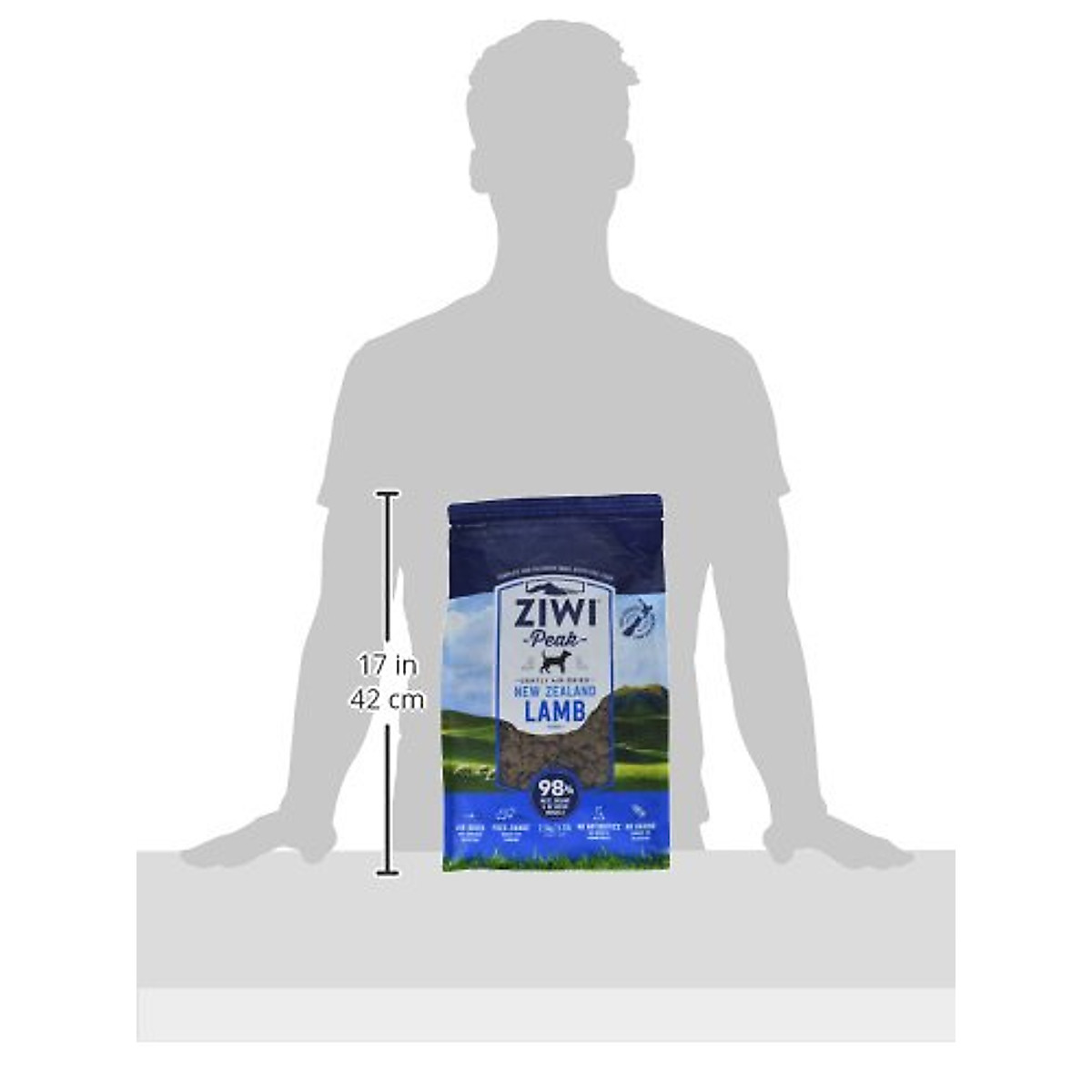 Ziwi Peak Daily Dog Gently Air Dried Grain Free New Zealand Lamb Recipe 2.5kg