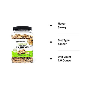 Member's Mark Everything Seasoned Cashews, 22 Oz