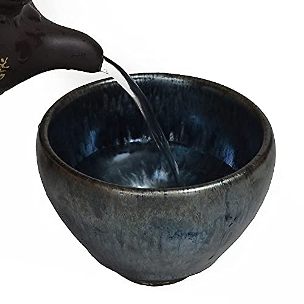 Chinese Kungfu Teacup 6oz Tea Bowl Temmoku Jianzhan Cup (6oz)