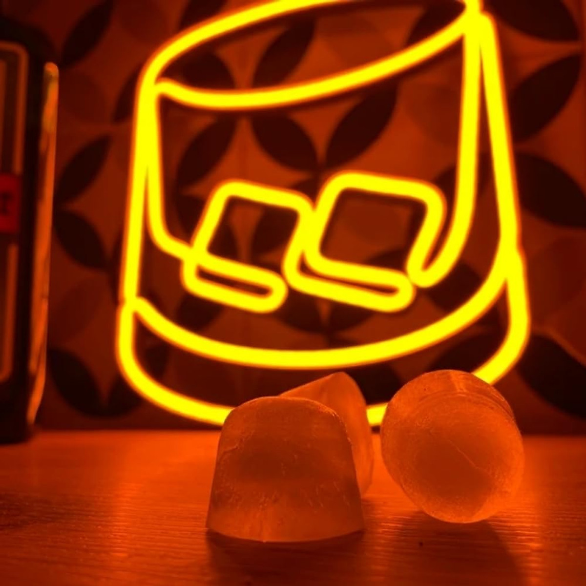 Whisky Lover Art Whisky Neon Sign Whisky Glass Wall Decor Neon Light Whisky Wall Decor Neon Bedroom Decor Neon Sign Wall Art 45X37cm