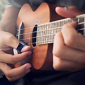 Frienda Thumb Picks Finger Picks, Medium, Flat Thumbpicks, Celluloid Guitar Thumb Finger Picks (12 Pieces, Thumb Picks)