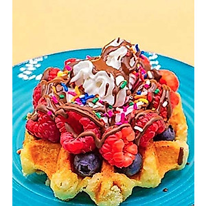 Authentic Imported Pearl Sugar Belgian Waffles (Traditional, [15x] 100g Waffles)