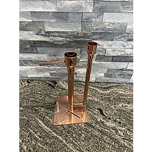 CoProof Copper Proofing Parrot Heads for Air Still Distilling 100% Lead Free,Brewing Beer, Moonshine, Tequila with Funnel and Hydrometer