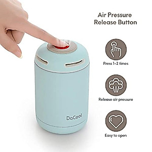 DaCool Insulated Food Jar Food Thermos for Hot Food 16 oz Vacuum Stainless Steel Hot Food School Lunch Container for Kids Adult Keep Food Hot Warm Container for Picnic Office Outdoors,BPA Free,Blue