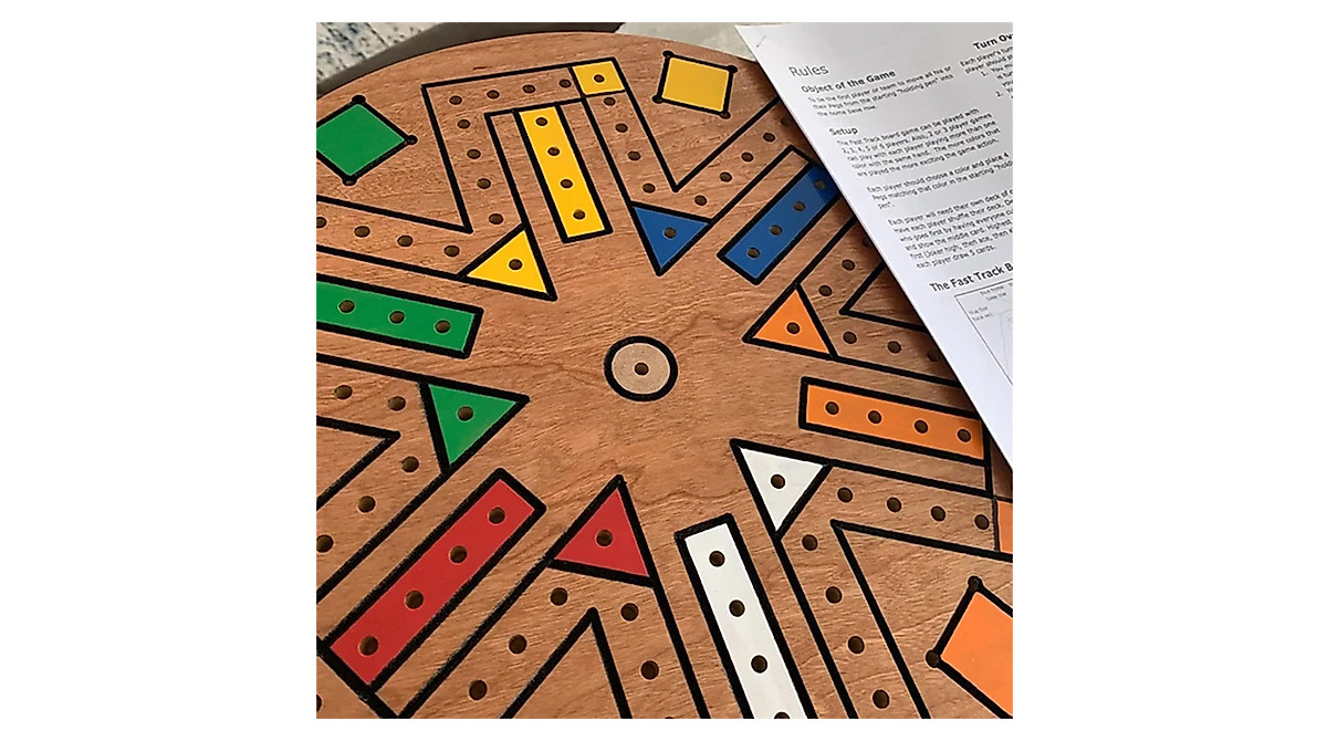 Fast Track Board Game for 3-6 Players - Fun & Educational