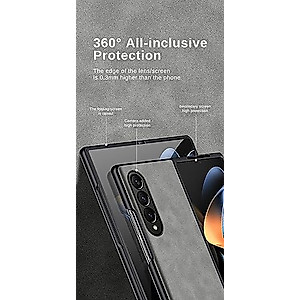 Leather Case for Samsung Galaxy Zfold4 Zfold3 Zfold Z Fold 5 4 3 Fold5 Fold4 Fold3 5G Silicone Shockproof,Gray,03,for Samsung Z Fold3