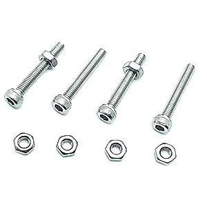 50pcs M3 x 20mm Hex Socket Screw Bolt Knurling DIN912 Stainless Steel Nut