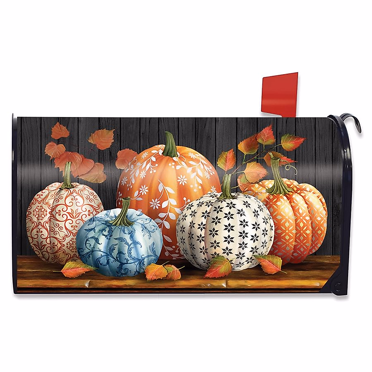 Briarwood Lane Elegant Pumpkins Fall Mailbox Cover - Standard Size