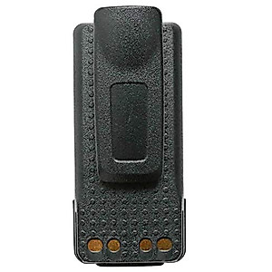 Teseko PMNN4409 PMNN4409AR PMNN4491BR PMNN4491 PMNN4493A PMNN4412 7.4V 3000mAh Li-ion Two-Way Radio High-Capacity Battery Replacement for Motorola XPR3300 XPR3500 DP4400 XPR7350 XPR7550+Belt Clip