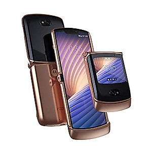 Razr 5G | Unlocked| Made for US by Motorola | 8/256GB | 48MP Camera | 2020 | Blush Gold