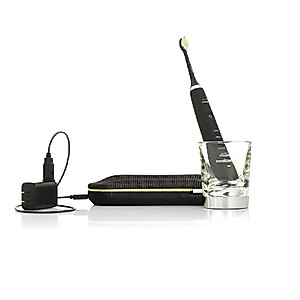 Philips Sonicare DiamondClean Sonic Electric Rechargeable Toothbrush, Black, HX9352/04
