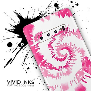 DesignSkinz Spiral Tie Dye V6 Protective Vinyl Decal Wrap Skin Cover Compatible with The Samsung Galaxy S20 (Screen Trim & Back Glass Skin)