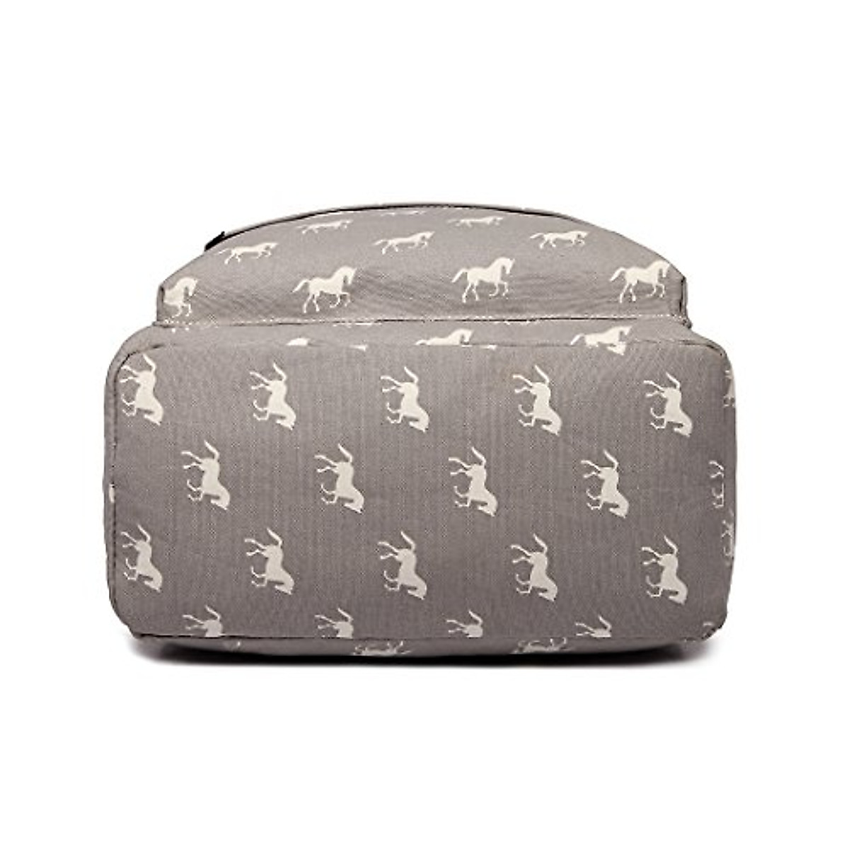 MISS LULU Backpack Horse Print Canvas Backpack Casual Daypack for Girls Boys Teenager