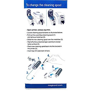 Magicard MA300YMCKO Color Ribbon Kit (YMCKO, 300 Prints) for Enduro, Rio Pro, and Pronto Series Card Printers Straight from Manufacturer