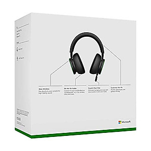 Microsoft Xbox Wireless Headset for Xbox Series X|S, Xbox One, and Windows 10 Devices (Renewed)