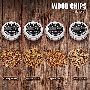 Cocktail Smoker Kit with Torch - Bourbon Whiskey Gifts for Men, Drink Smoker Infusion Kit for Smoked Old Fashioned Cocktails, Smoke Kit, Birthday Anniversary Unique Gifts for Him Dad Boyfriend Husband