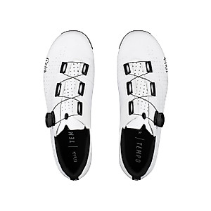 Fizik Unisex Overcurve R4 Wide Road Cycling Shoes, White, 10.5-11 US Men
